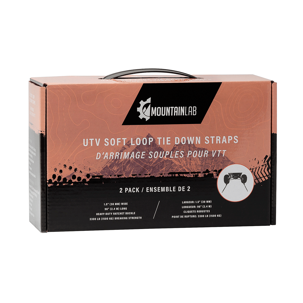 UTV Tie Down Straps - Secure Transit | Heavy Duty, 3,300 lb – Mountain ...